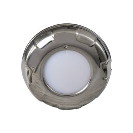 Lumitec Aurora Dome Light White/Blue LED Stainless Steel Finish